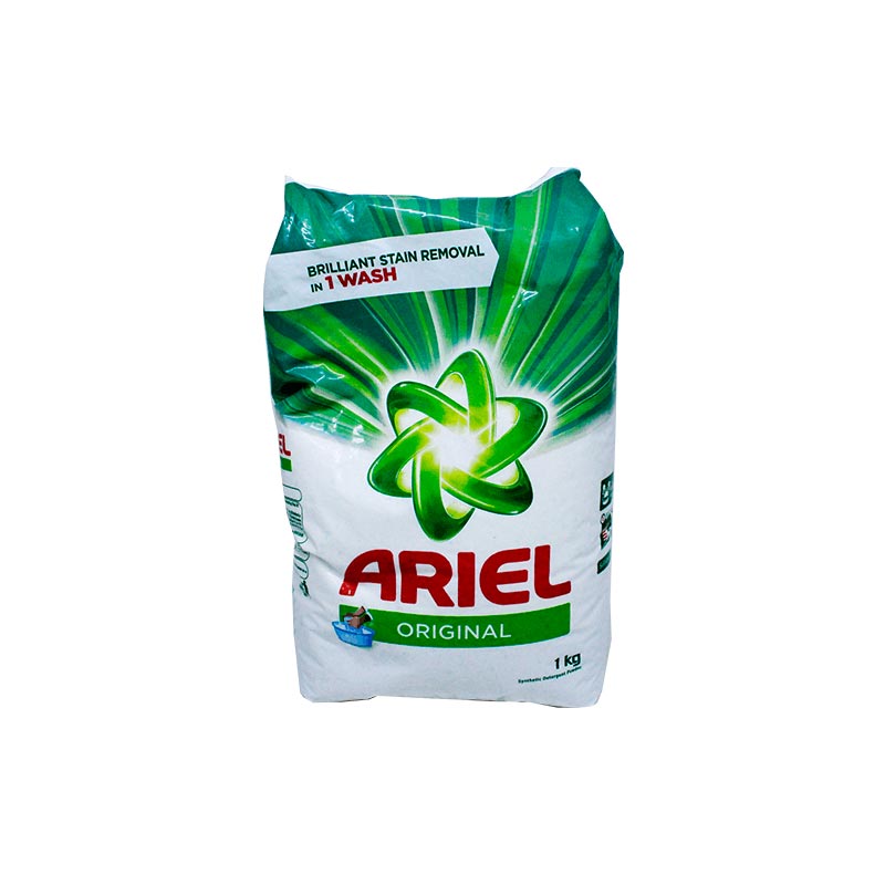 Detergente máquina pó Ariel 1kg – Mega – Distribuição de Moçambique S.A.